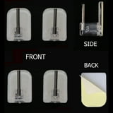 Evideco Adjustable Flat Sash Curtain Single Rod (Set of 2) - Walmart.com