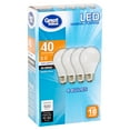 Great Value LED General Purpose Medium Base 5 Watts Bulbs, 4 count ...