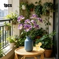 Artificial Soft Flowers Single Stem 34.6in Tall Plastic Fake Flowers ...