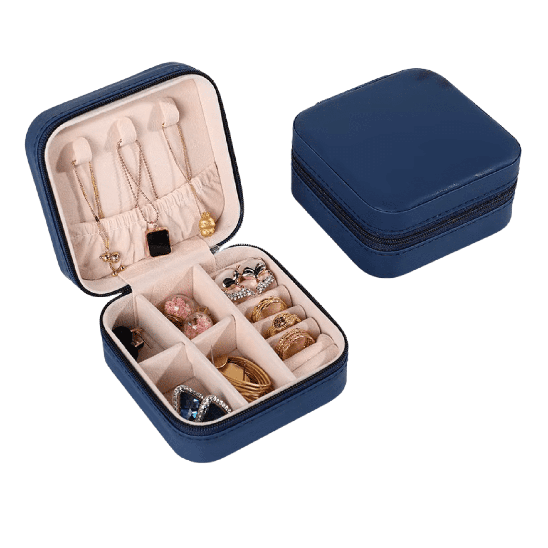 Click here for Dont Ask Dont Ask Navy Jewellery Mini Travel Case prices