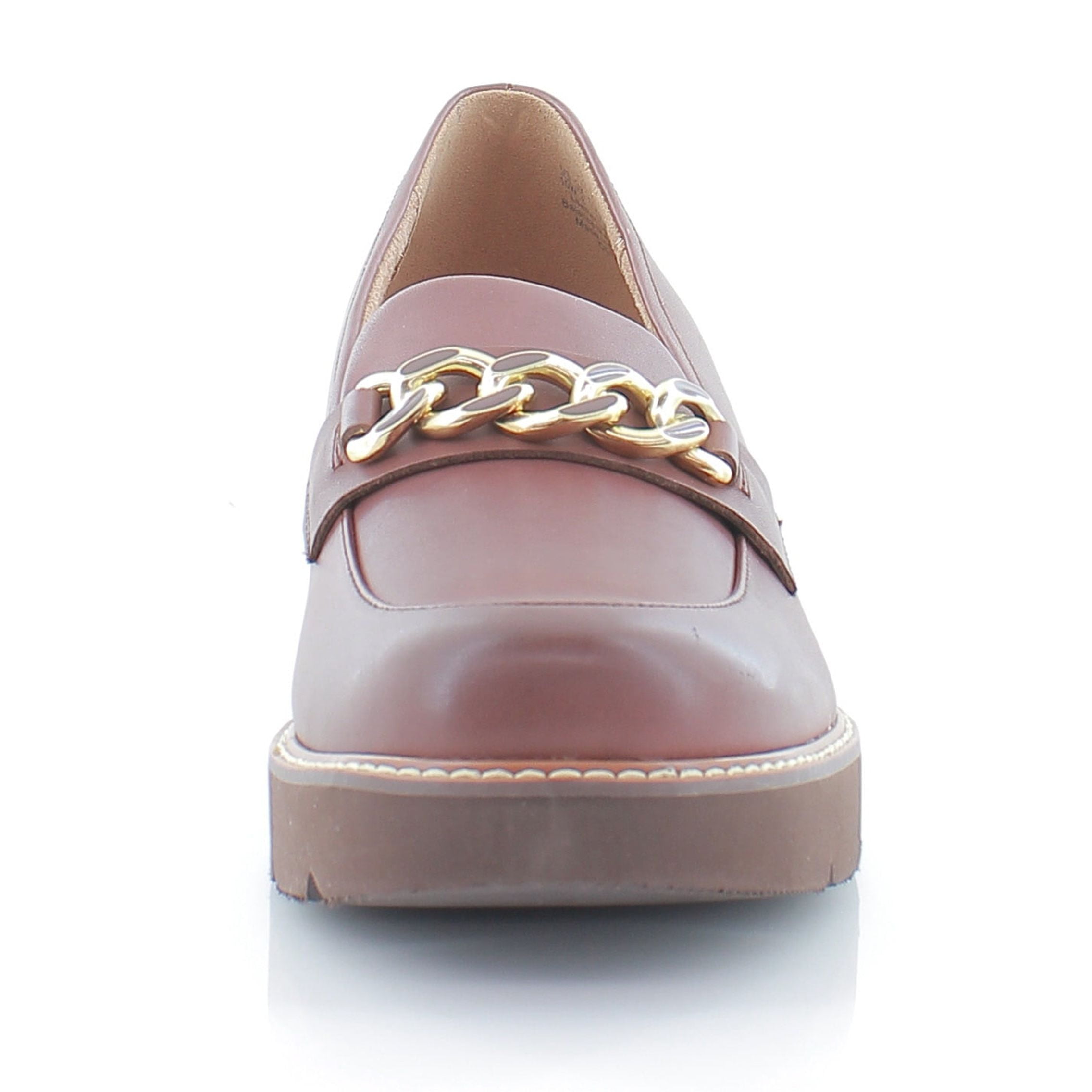 Naturalizer Desi Women's Loafers & Slip-Ons Tan/White Leather Size