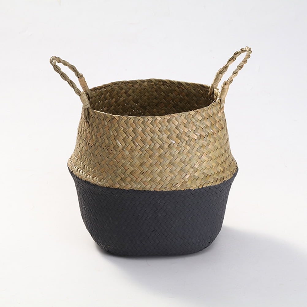 Click here for Oulii Boho Seagrass Belly Basket Indoor Natural Se... prices