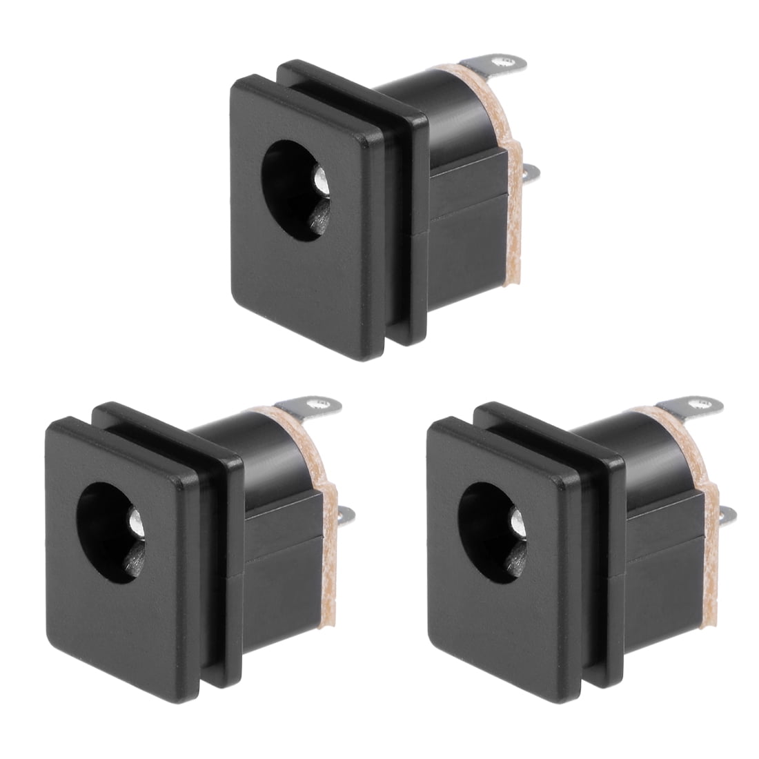 3Pcs PCB Mount DC015 5 5mm X 2 5mm 3 Pin Audio Video DC Power Connector 3pcs-pcb-mount-dc015-5-5mm-x-2-5mm-3-pin-audio-video-dc-power-connector
