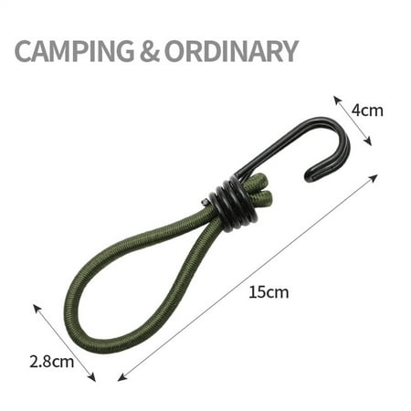Leadingstar Outdoor Tent Elastic Buckle Latex Elastic Rope Camping Tent ...