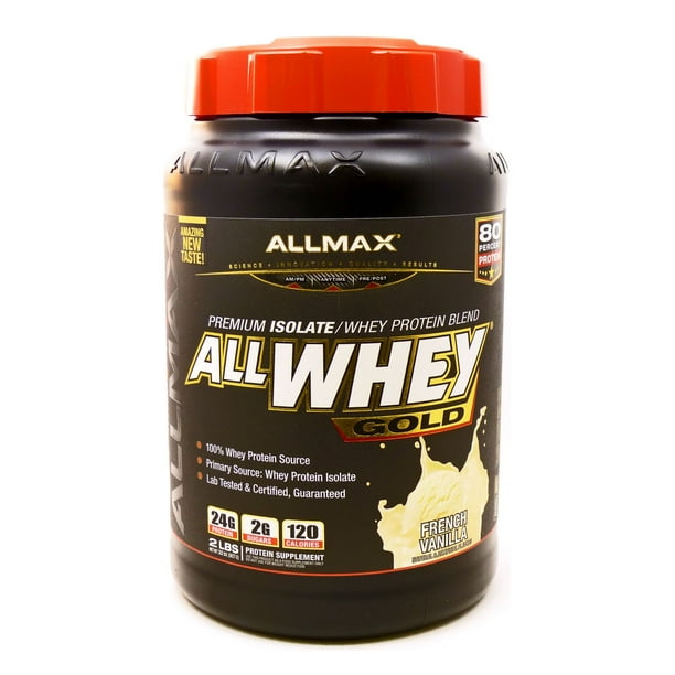 Allmax allwhey gold, vanilla, 2 lb - Walmart.com