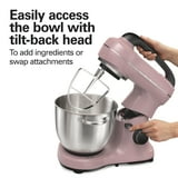 Hamilton Beach 4 Quart Stand Mixer for Kitchen, 7 Speeds, Tilt-Head ...