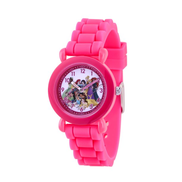 Disney Princess Cinderella Girls' Pink Plastic Watch, 1-Pack - Walmart.com