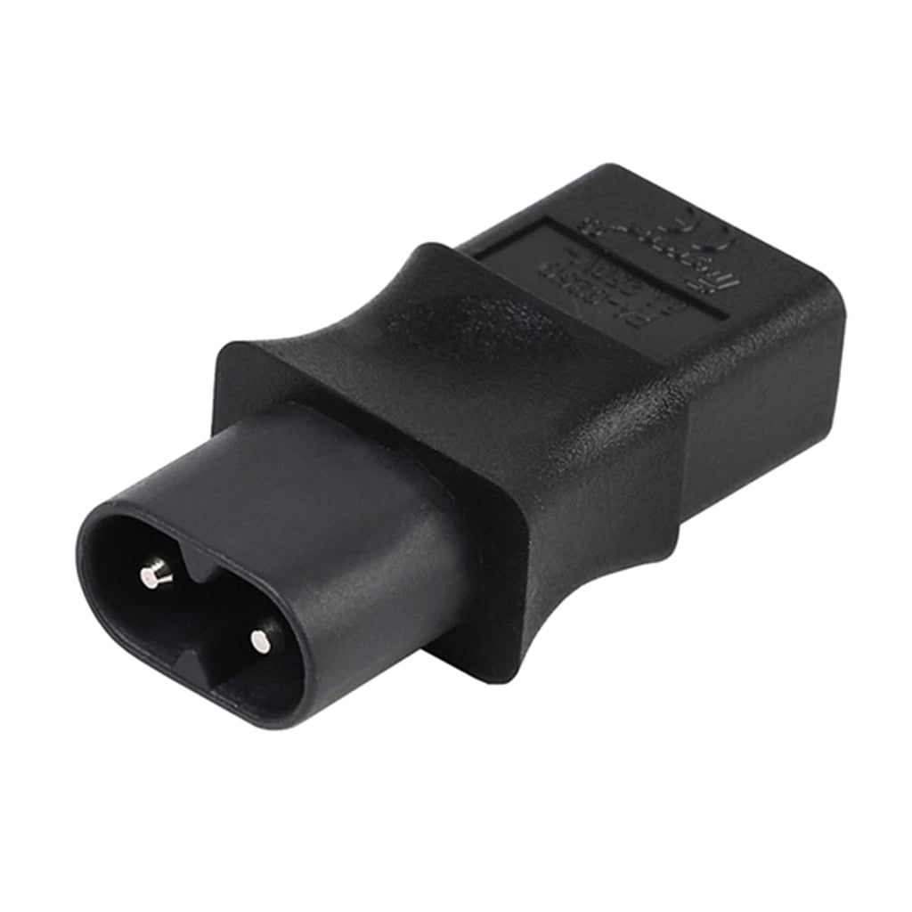 IEC 320 C8 Male Plug To C9 Female Connecter Adapter 6A /250V | Walmart ...