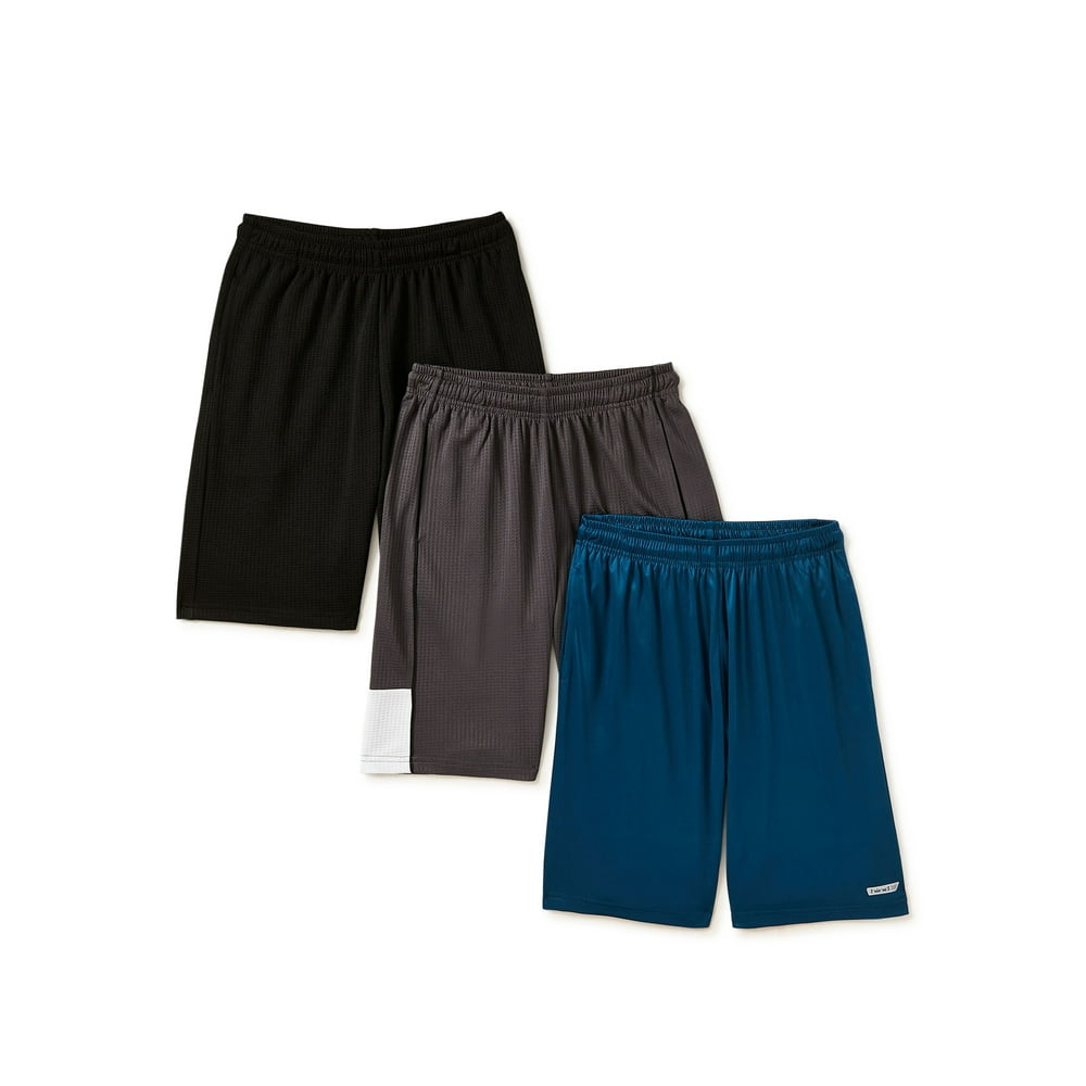 Hind - Hind Boys Performance Shorts, 3-Pack, Sizes 8-20 - Walmart.com ...