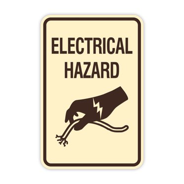 Portrait Round Chemical Hazard Sign (Red) - Small - Walmart.com