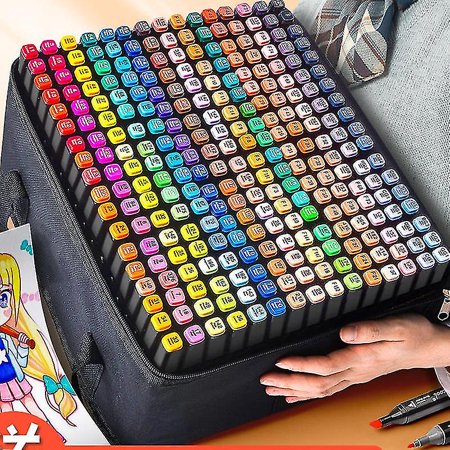 60 Color Marker Pens, Double-tip Art Sketch Marker Pens, Artists Use ...