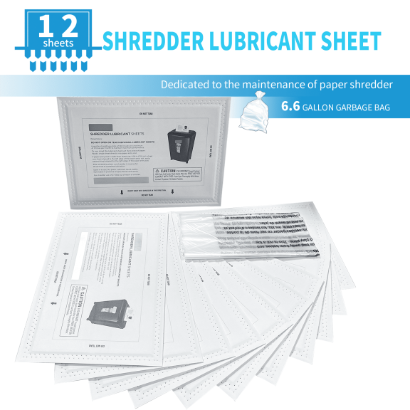 Nuova SP12 Shredder Sharpening and Lubricant Sheets, 12-Count - Walmart.com