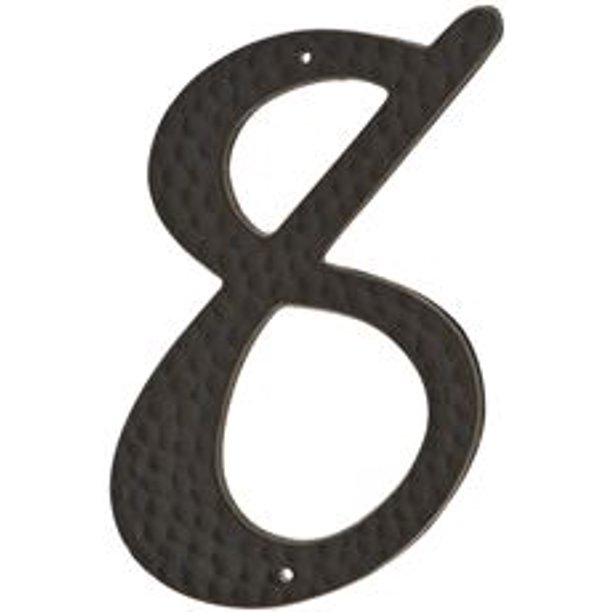 HOUSE NUMBER 8 BLACK PLASTIC 3 IN. per 179 Each - Walmart.com - Walmart.com