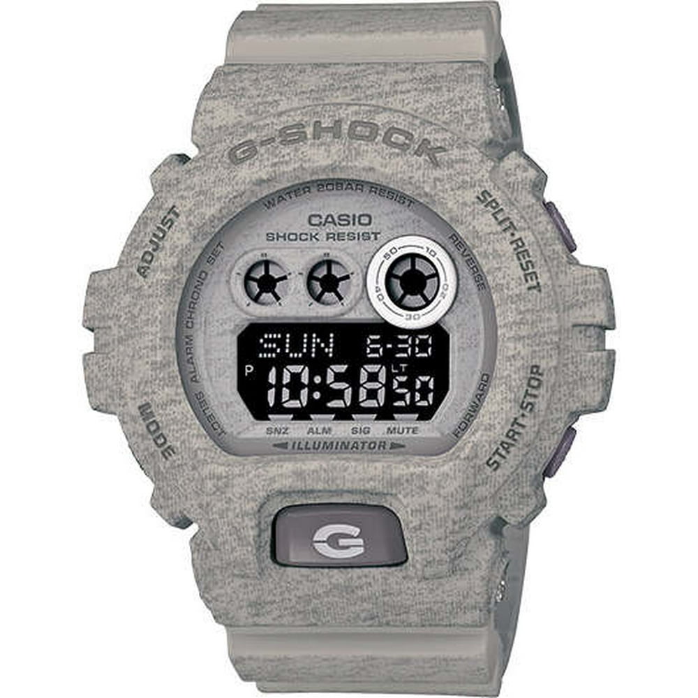 Casio - Grey G-Shock Heathered 6900 Series Watch GDX6900HT-8 - Walmart ...