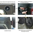 Furulu 1Set New Gas Cap Cover Locking Fuel Filler Door Cover For Jeep ...