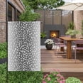 Art Ash Gray Garden Flags For Outdoor, Vintage White Polka Dots Gray ...