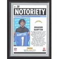 2025 Panini Mosaic Notoriety Omarion Hampton #20 Silver RC - Walmart.com