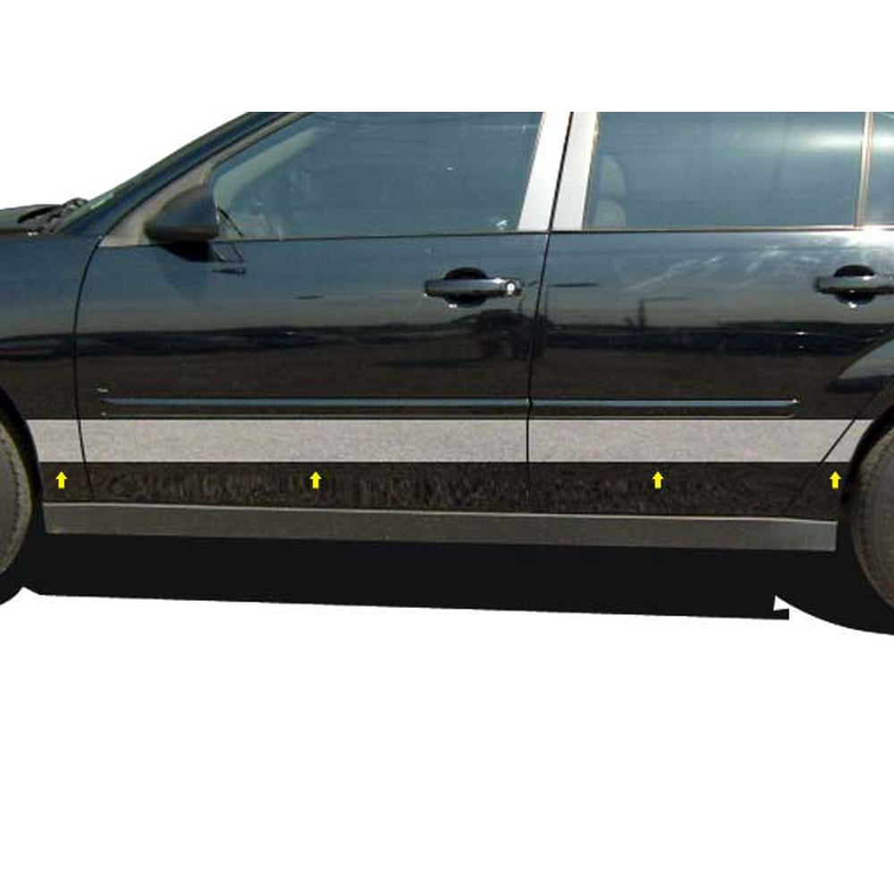 Stainless Rocker Panel Trim 8Pc Fits 2004-2007 Chevrolet Malibu TH44105 ...