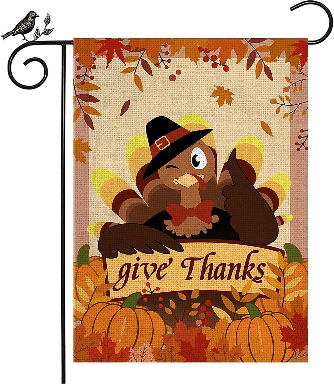 Welcome Fall Garden Flag 12 x 18 Inch Double Sided Autumn House Flag ...