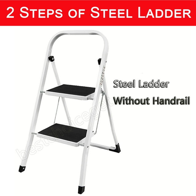 Dayplus Kitchen Foldable Step Stool, 2 Step Ladder Folding Step Stool ...