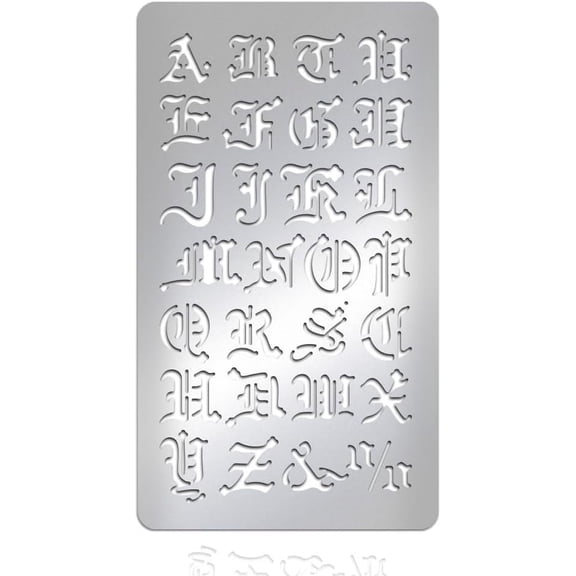Family Theme Stainless Steel Stencil 5.5x7.5 Inches Reusable Stainless ...