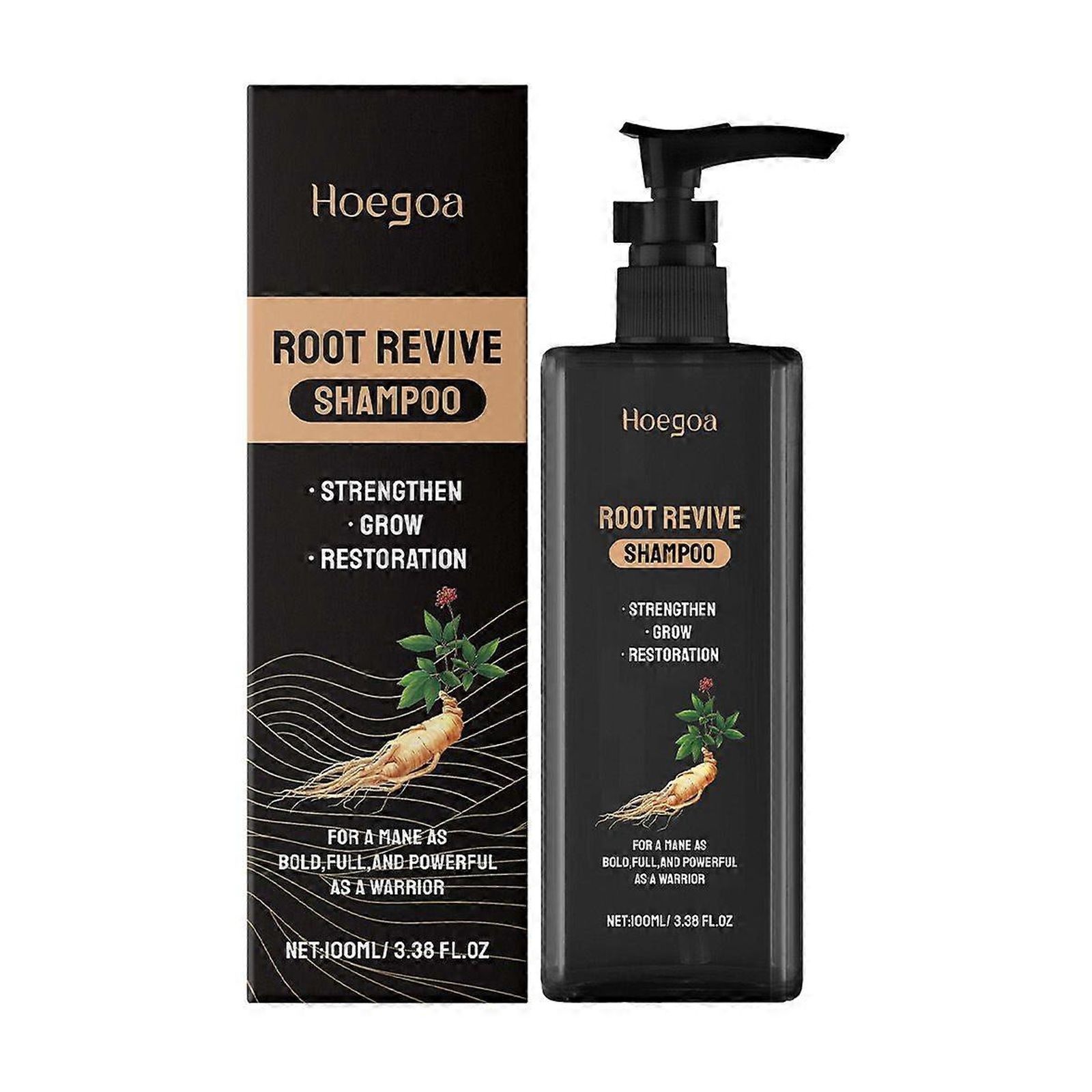 Ginseng root shampoo cleans the scalp, moisturizes and softens the hair ...