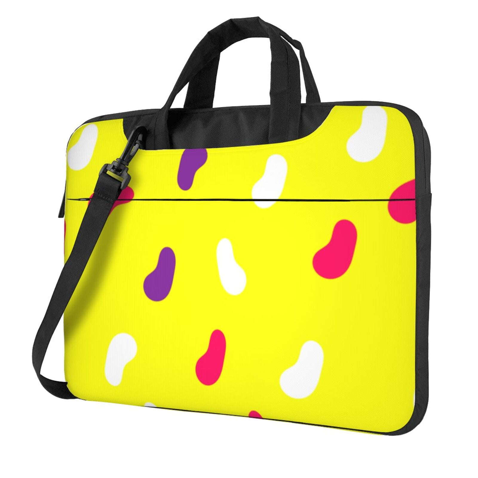 Candy Yellow Print Laptop Bag, 14 inch Laptop or Tablet, Business ...