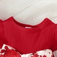 Jamsmile Toddler Girls Dress Summer Ribbed Flutter Sleeve Floral Print ...
