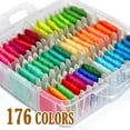 176 PCS Embroidery Floss Set, Complete Set of Tools kit, 4-Tier ...
