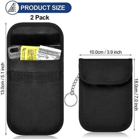 2 Pack Faraday Bag for Key Fob,WP4694 RFID Key Fob Protector RF Car ...