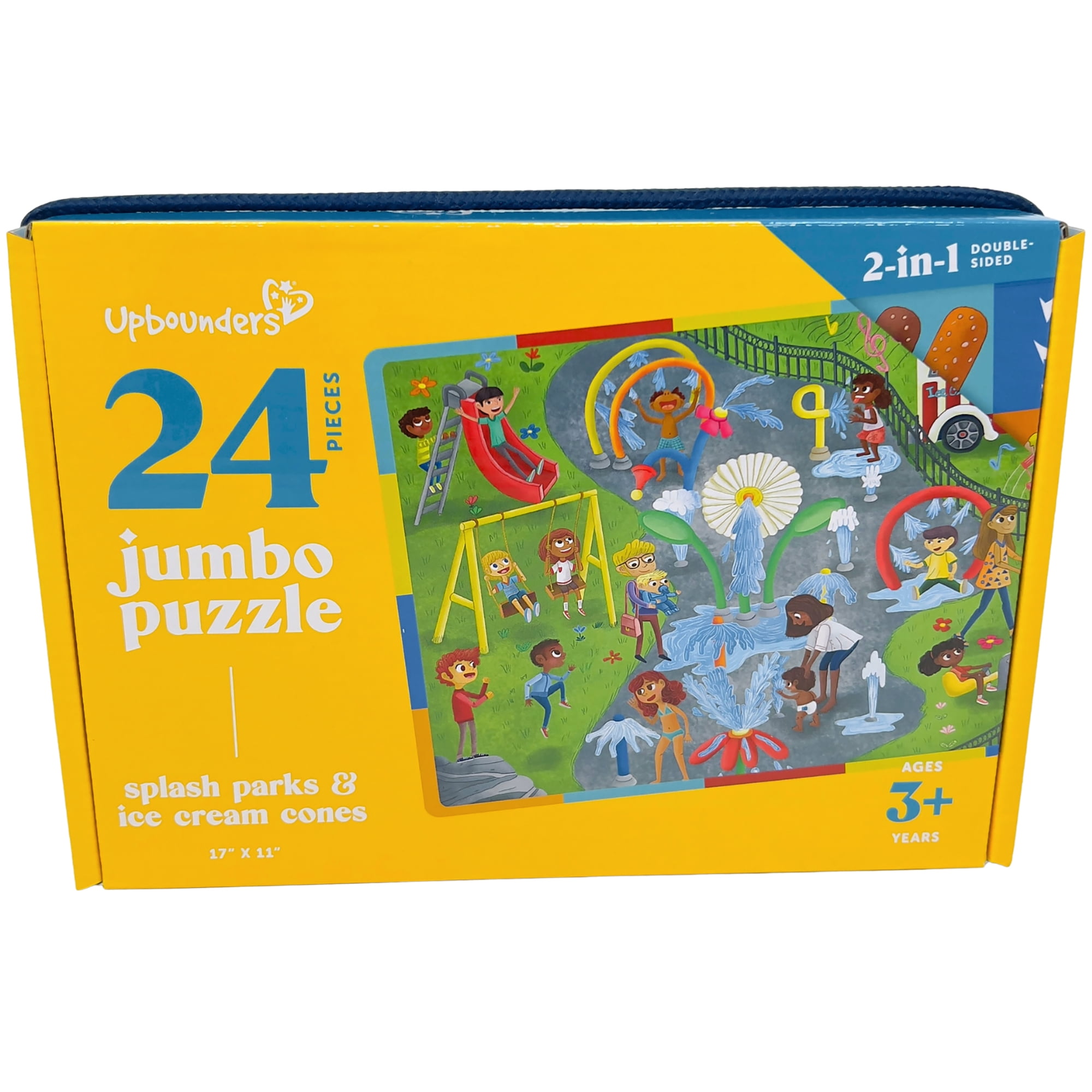 Upbounders Splash Park - 24 Piece 2-sided Jumbo Puzzle (Multicultural ...