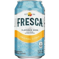 Fresca Original Citrus Carbonated Fruit Soda, Natural Flavors, 12 fl oz ...