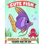 Ocean Animals Coloring Book: Ocean Coloring Book For Kids: Ocean ...