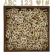 Wooden Letters & Numbers in Wood Crafting - Walmart.com