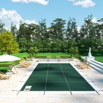BENTISM 22x42 ft Inground Pool Safety Cover with Right Step, Winter ...
