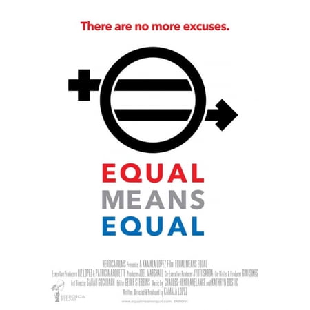 Equal Means Equal Movie Poster (27 x 40) | Walmart Canada