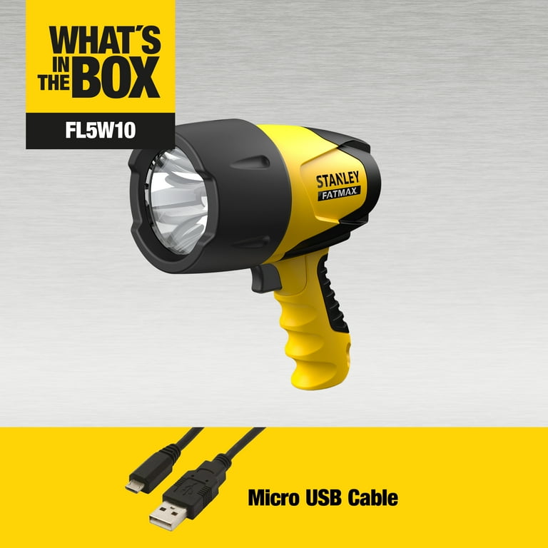 Stanley Rechargeable Spotlight At Walmart STANLEY FATMAX Waterproof