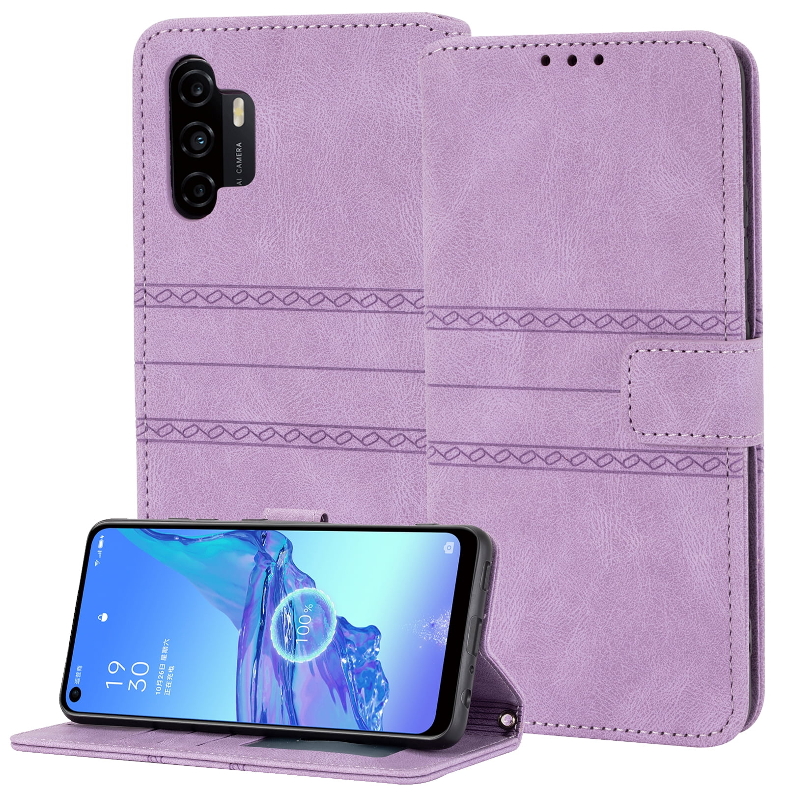 Mantto Samsung Galaxy A32 Case 5G, Wallet Credit Slots Retro PU Leather ...