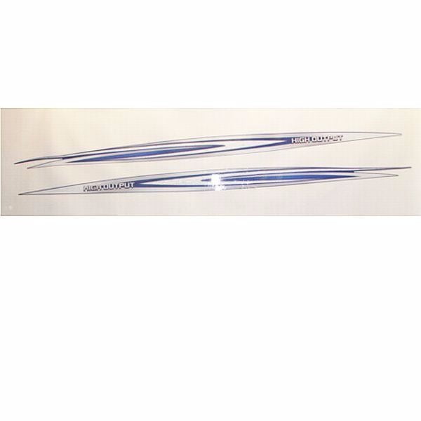 Yamaha High Output Jet Boat Decal | Dark Blue/Gray/Silver/White (Kit ...