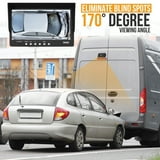 Pyle PLCMTR71 Commercial-Grade Backup Camera System with 7" Monitor and ...