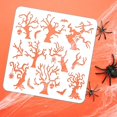 1Pc Spooky Hollow Tree Drawing Template Stencil 11.8x11.8inch for ...