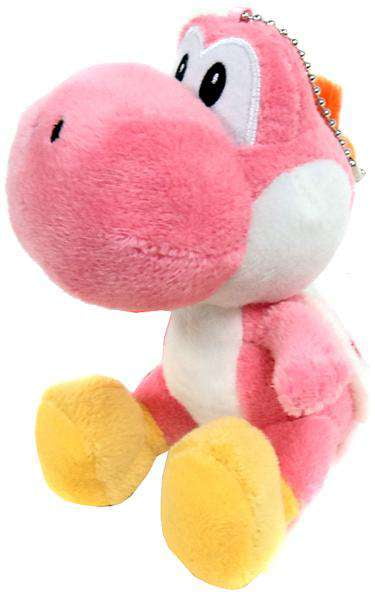 YOSHI ROSA PELUCHE PORTACHIAVI plush keychain pink doll new ds SUPER ...