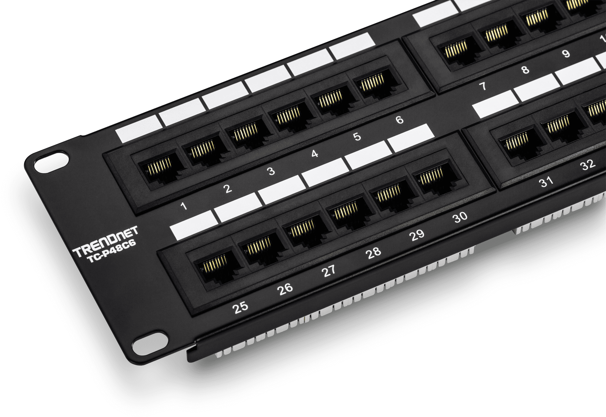 TRENDnet TC-P48C6 Cat6 48-port Unshielded Patch Panel - Walmart.com