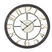 Vantage Tabletop Clock by Bulova - Skeleton Movement - Chrome & Black ...