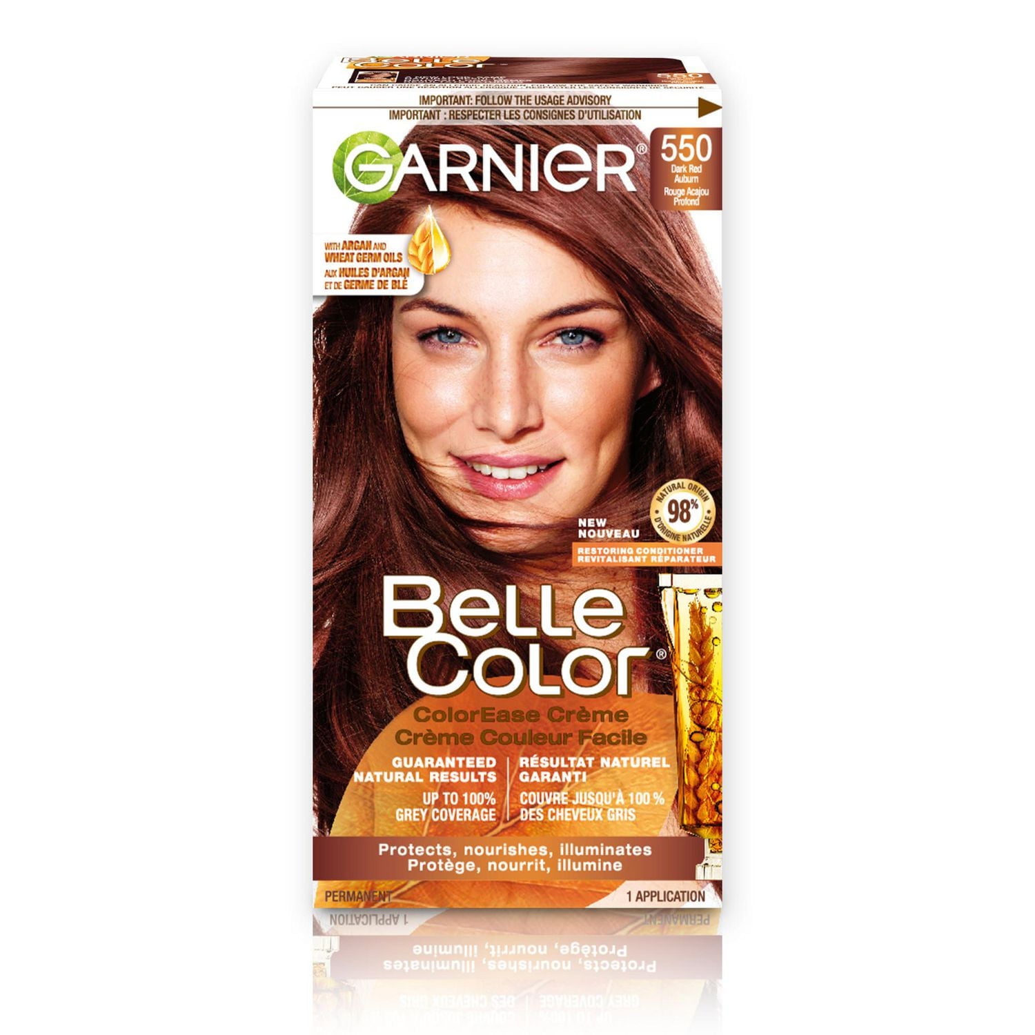 Garnier Belle Color Permanent Hair Dye, Natural results, up to 100% ...