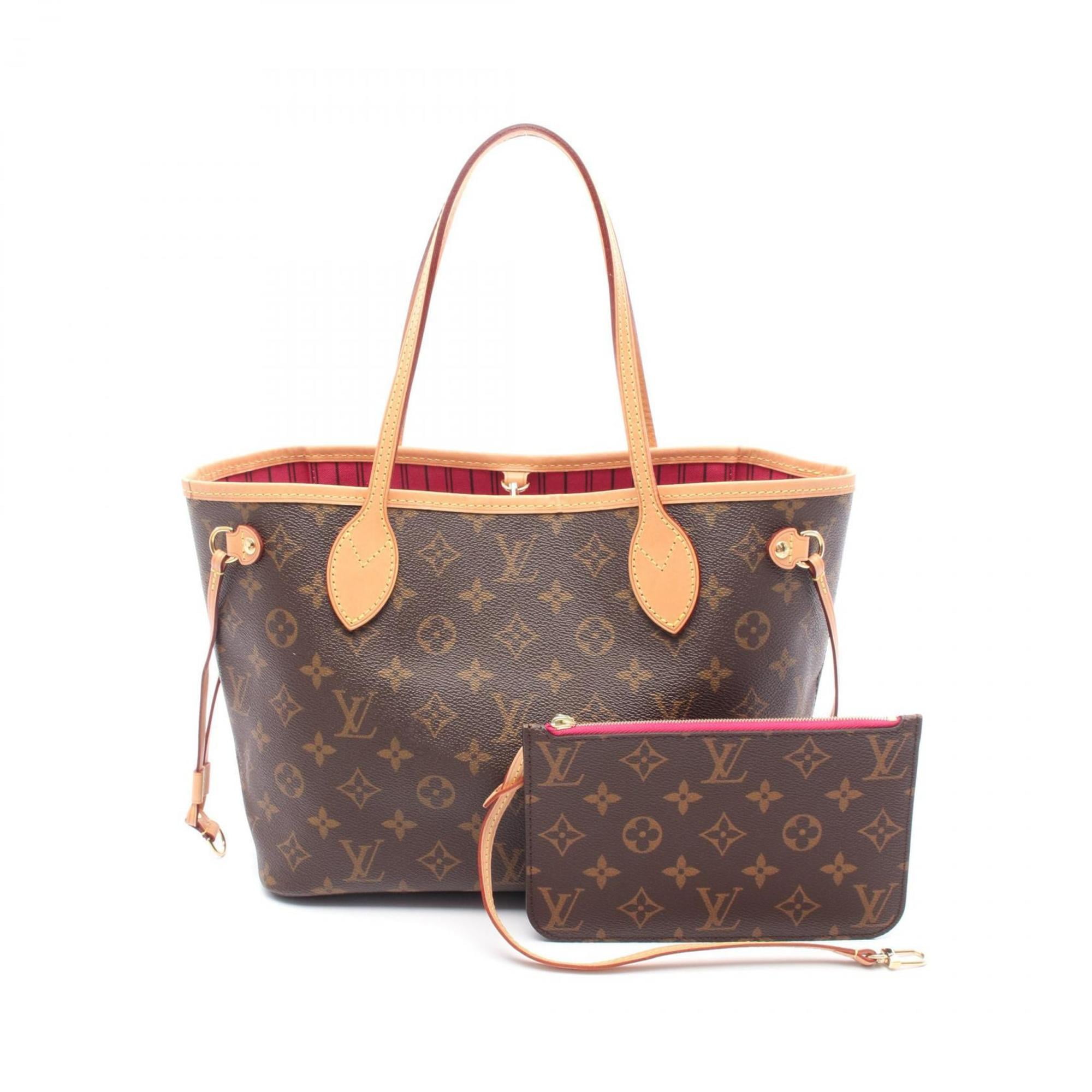 Pre-Owned Louis Vuitton Neverfull PM Monogram Pivoine Tote Bag Coated ...