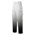 BOOMNY Toddler Boys Cargo Pants Elastic Waist Gradient Color Wide Leg ...