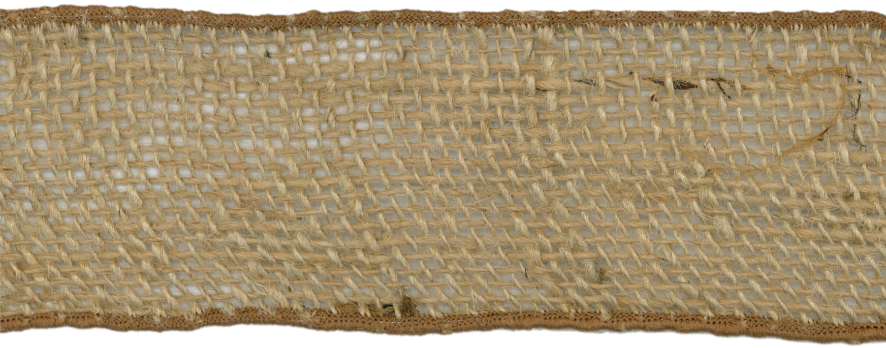 Wired Burlap Ribbon 2 - 1/2" X 10yd - Natural - Walmart.com