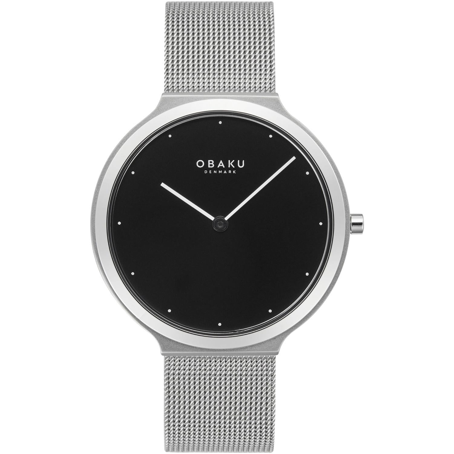 Reloj Obaku Denmark V269LXCBMC Satin Lille Clásico-Gris plateado 36 mm ...
