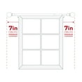 Zenna Home Smart Rods No Measuring Easy Install Drapery Window Curtain ...